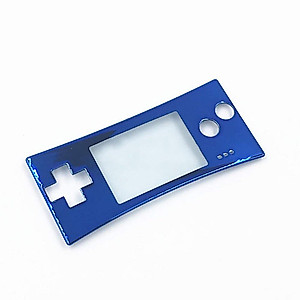 Faceplate Cover Replacement Front Shell Housing Case for Game Boy Micro GBM (Blue)