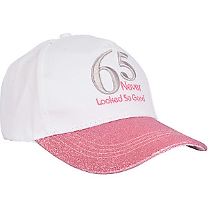 MEANT2TOBE 65th Birthday Gifts for Women, 65th Birthday Decorations for Women, 65th Birthday Baseball Cap,65 birthday Sash, 65th Birthday, 65th Birthday Party Supplies Gifts and Decorations