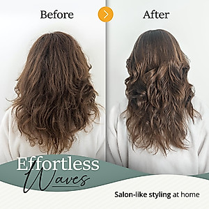 Belula Boar Bristle Round Brush for Blow Drying Set. Round Hair Brush With Medium 2.4" Wooden Barrel. Hairbrush Ideal to Add Volume and Body. Free 3 x Hair Clips & Travel Bag.