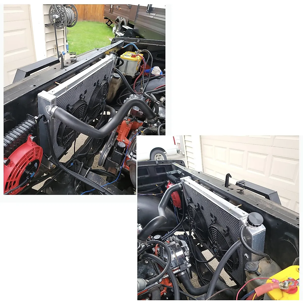 ENGINKUHLER 3-Row Radiator Compatible For 1973-1987 Chevy GMC C/K K5 Blazer C10 C20 C30 305 350 454 V8 Pickup Aluminum Radiators