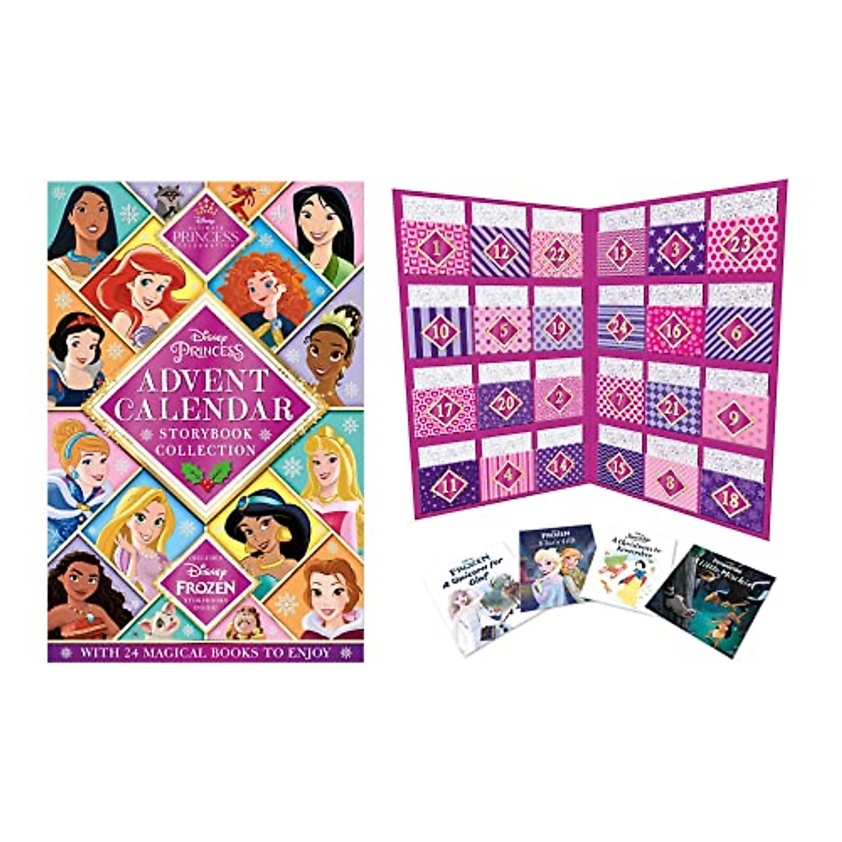 Disney Princess: Storybook Collection Advent Calendar: With 24 Magical Books to Enjoy