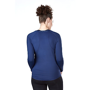 EvoShield Women's Standard Long Sleeve, Navy, Medium