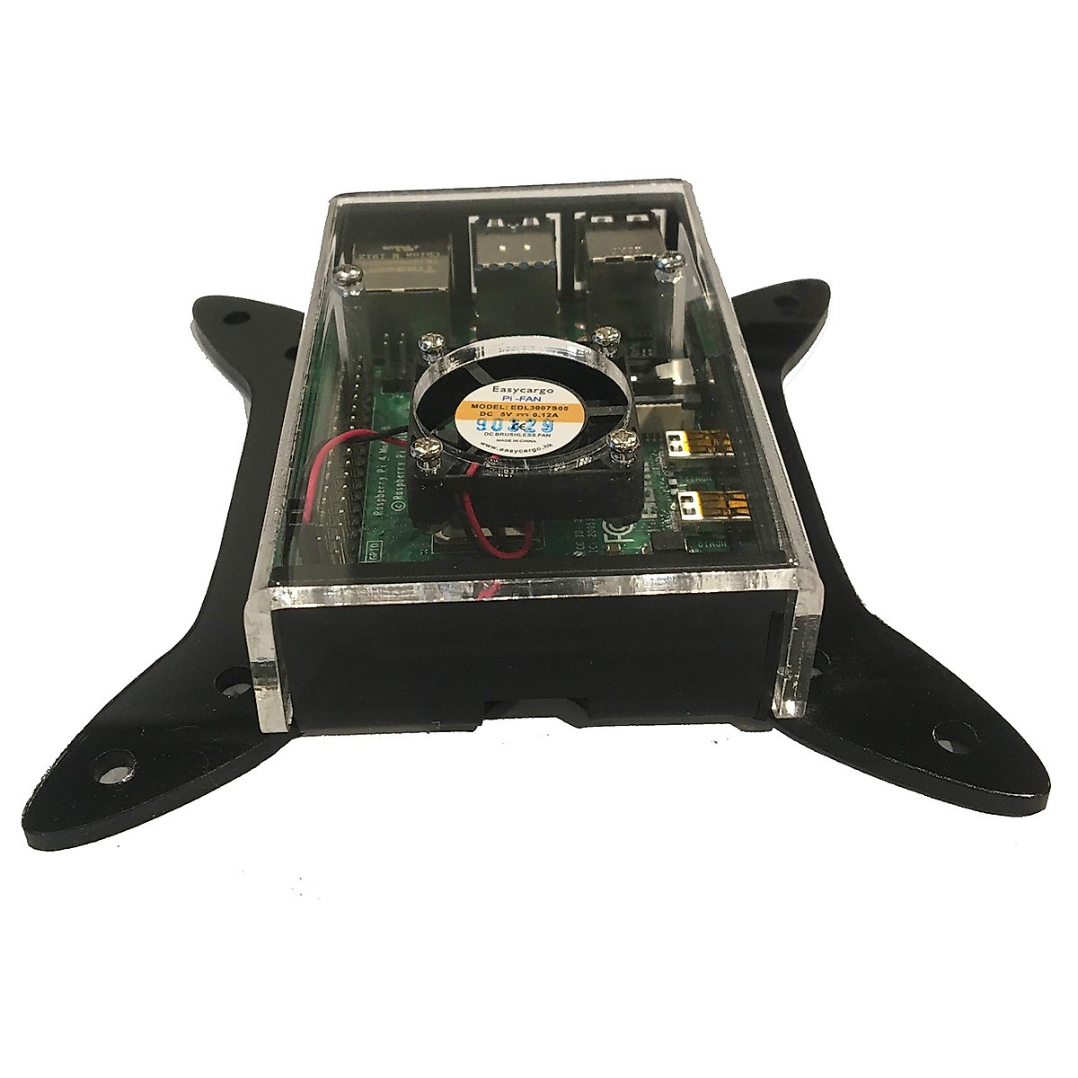 VESA Mount Case for Raspberry Pi 4 with Fan