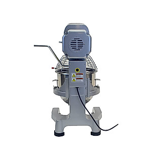 Atosa USA, Inc. PPM-20 Commercial 20 Quart Planetary Mixer #12, Floor Model, Gear Driven, 3 Speed Controls, 30-Min Timer, Electric 115V