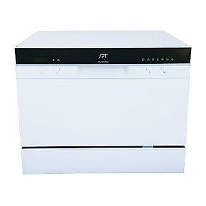 SPT SD-2224DWA Energy Star Countertop Dishwasher with Delay Start & LED – White