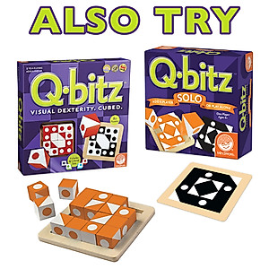 MindWare | Q-bitz Jr. | Miniature Game | Ages 5+ | 2-4 Players | 15 Minutes Playing Time
