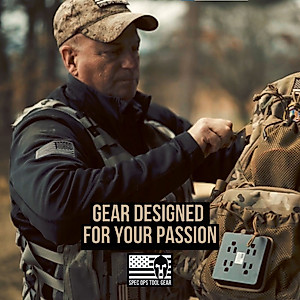 Spec Ops Tool Gear SF-18 Zulu Cordless Tool Backpack, Heavy Duty Military Bag, Charging Station Tactical Backpack - The Breacher (OCP)