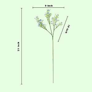 LYLYFAN Babys Breath Artificial Flowers,12 Pcs Gypsophila Real Touch Flowers for Wedding Party Home Garden Decoration