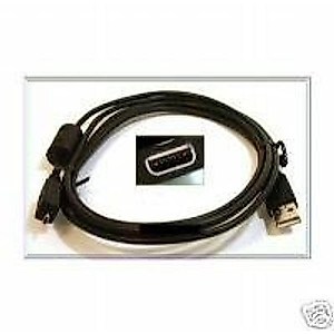 Nikon Coolpix L1 L2 L3 L4 L5 L6 L10 L11 L12 P1 P2 P3 P4 P5000 S4 S9 S10 S200 S500 UC-E6 USB Cable + Microfiber Cleaning Cloth for LCD Screen Tablet Phone Computer Laptop Glasses Lens Eyeglasses