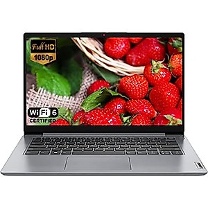 Lenovo Ideapad 3i Flagship 14'' FHD Laptop for Business and Students Essential, 12GB RAM, 512GB NVMe SSD, Intel Dual Core Processor, Wi-Fi 6, HDMI, Dolby Audio, Windows 11 Home, GM Accessories, Gray