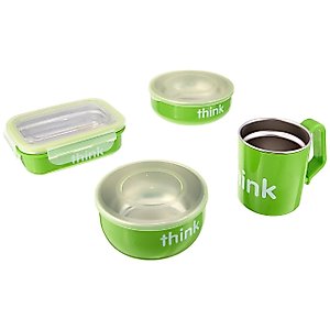The Complete BPA-Free Feeding Set, Light Green thinkbaby 1 Kit
