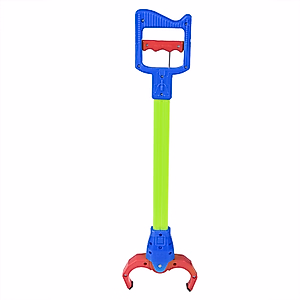 Child's Grabber Toy, Children Intelligence Toy Hand Claw Grabber Kids Grabbing Pick Up Toys, Children Grabber Toy Robot (Yellow)