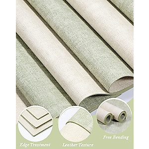 SUEH DESIGN Leather Placemats Set of 6 Reversible Table Mats Heat Resistant Waterproof No-Slip Place Mats for Dining Table Kitchen Parties