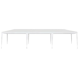 Party Tent,Fruit Stand Gazebo,Beach Gazebo,Rv Carport,Camping Gazebo,Outdoor Gazebo, Patio Gazebo,UV and Water Resistant,for Barbeque, Patio, Deck,Garden Party,Markets,9.8'x29.5' PE White
