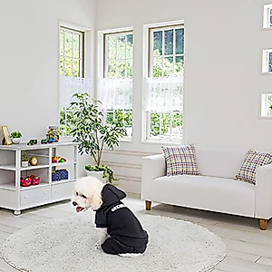 BINGPET Dog Hoodies - Snap Fastener Design - Security Printed Four-Legged Hoodie Puppy Tracksuit Cat Cold Weather Clothes