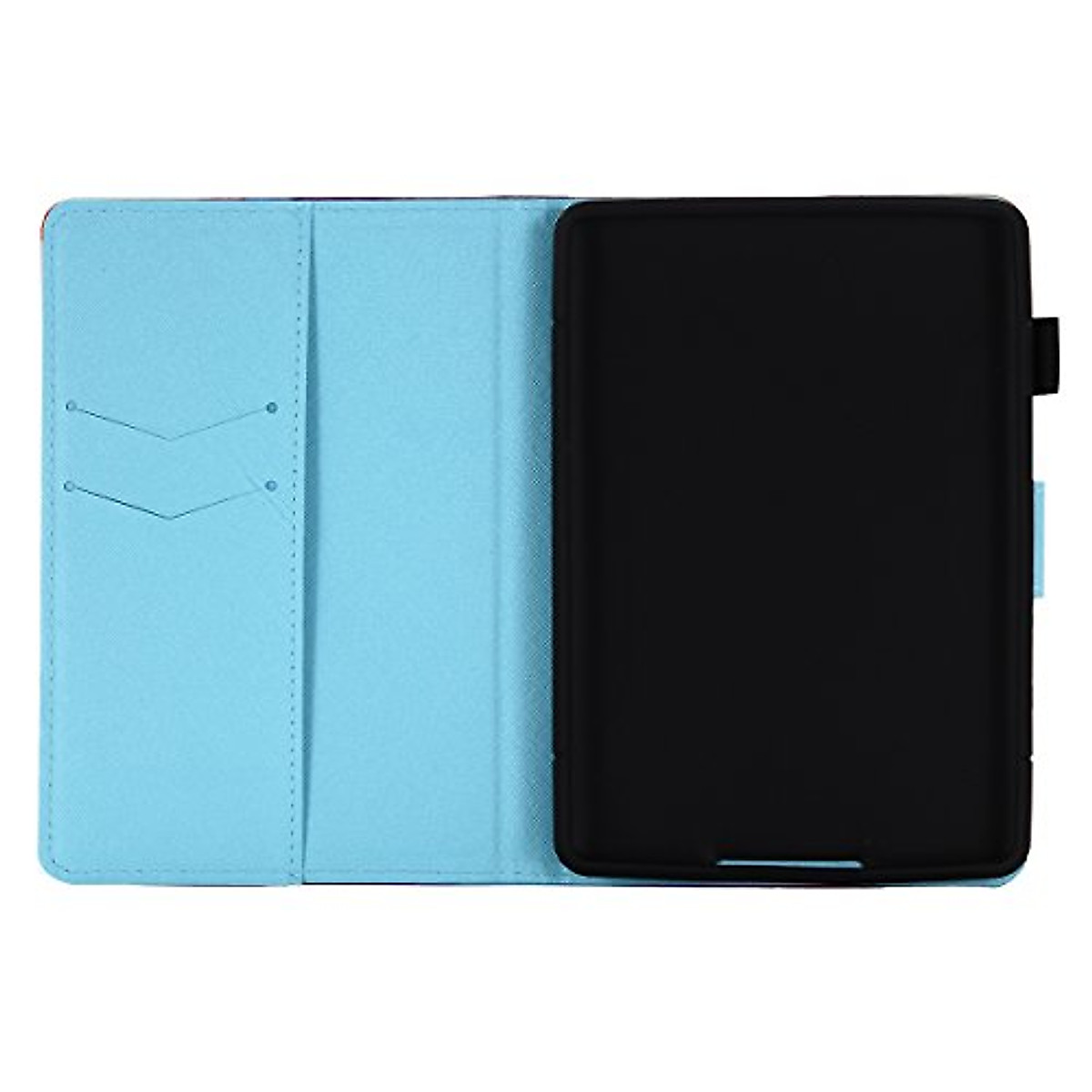 Smart Case for Kindle Paperwhite, Newshine Leather Flip Stand Magnetic Wallet Case with Card Slots for Amazon Kindle Paperwhite E-reader 6" (Fits 2012, 2013, 2014, 2015 Versions) - Plum Flower