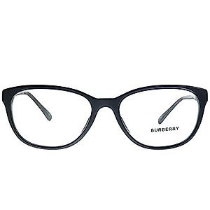 BURBERRY BE 2172 3001 Black Plastic Round Eyeglasses 52mm
