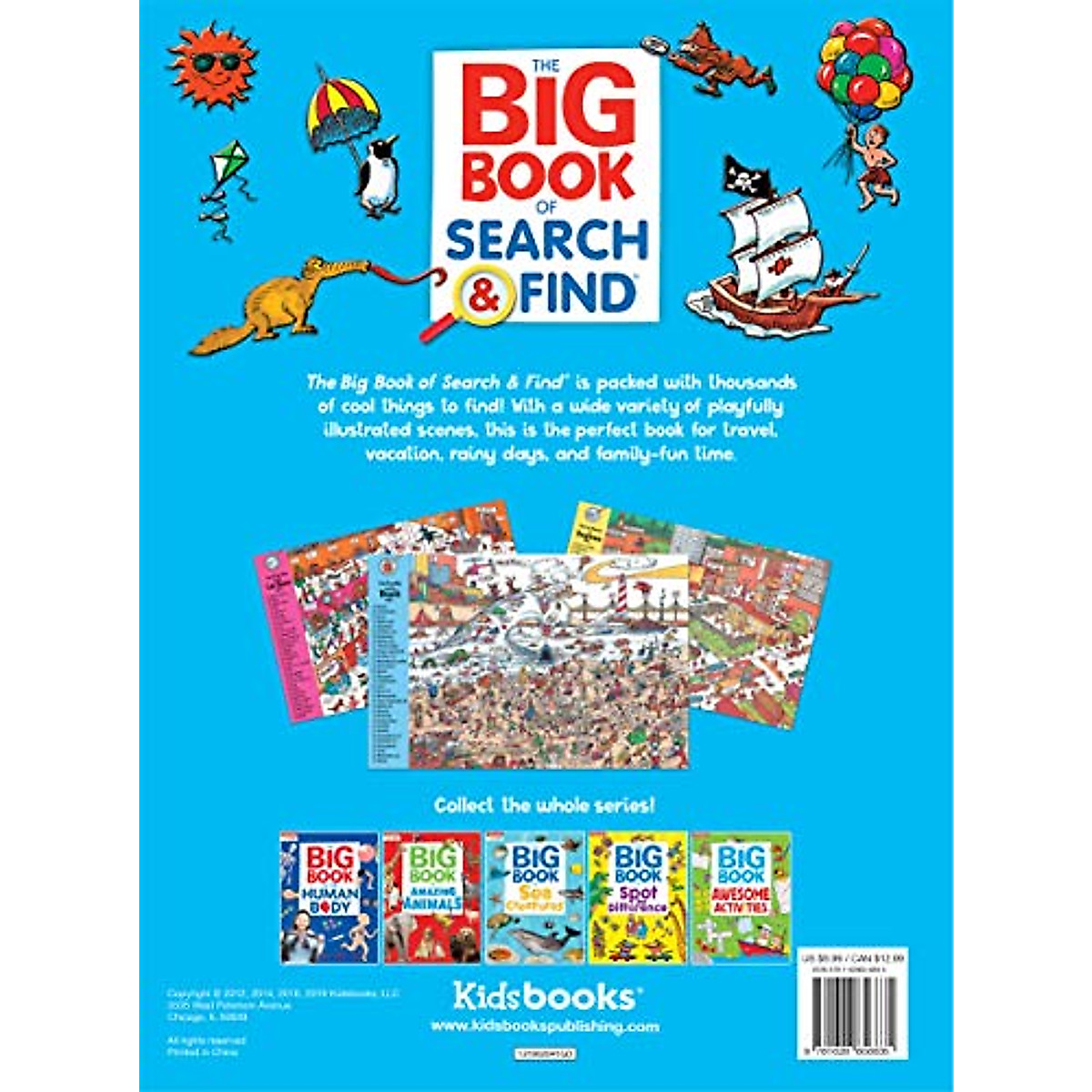The Big Book of Search & Find-Packed with Hilarious Scenes and Amusing Objects to Find, a Fun Way to Sharpen Observation and Concentration Skills in Kids of all Ages (Search & Find-Big Books)