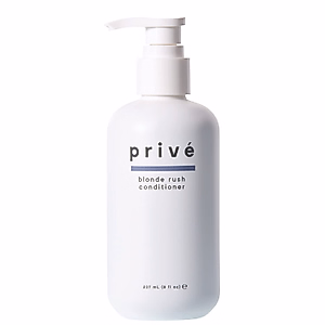 privé blonde rush conditioner blue-violet conditioner/tones & brightens natural or bleached blondes & highlighted brunettes/strengthens damaged hair 237ml / 8oz