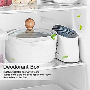 Refrigerator Deodorizer (2 Pack),Activated Carbon Air Purifying Bag, Moisture Absorber, Natural Car Air Freshener, Shoe Deodorizer, Odor Eliminators For Home, Pet, Closet