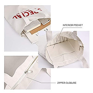 Aboutwome Your Own Design Women Custom Tote Bag for Shopping Canvas Bags (Black)