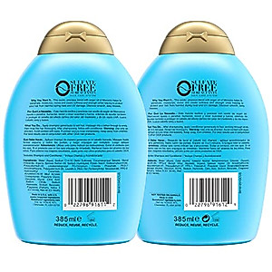 OGX Renewing + Argan Oil of Morocco Shampoo & Conditioner Set, 13 Fl Oz (Pack of 2) (packaging may vary), Blue