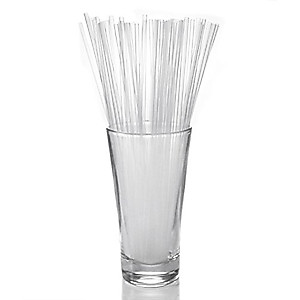 Collins Straws - CLEAR (Box of 500)