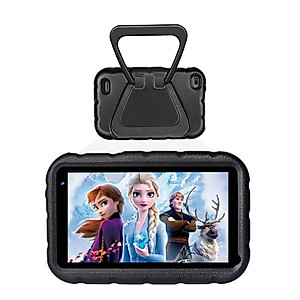 YESTEL Kids Tablet 7" Android 11 Tablets Urtra-Responsive Tablet for Kids 2GB RAM 32GB | Shock- Proof Case | Reversible Stand | and More - Black