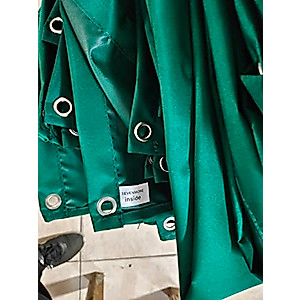 Sevenmore Playground Replacement Canopy, 43" x 90" Outdoor Swingset Shade Kids Playground Roof Canopy Waterproof Cover Snow Proof Tent Replacement Tarp Sunshade (Green-43 90")