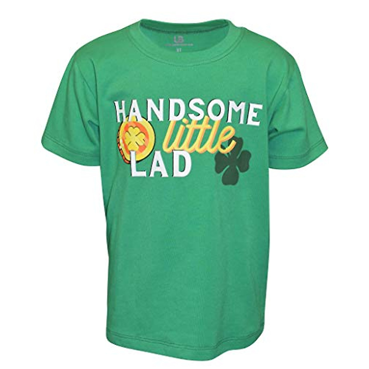 Unique Baby Boys Handsome Little Lad St Patrick's Day T-Shirt (3t, Little Lad)
