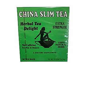China Slim Tea Dieter's Delight 36 Tea Bags NET WT 3.17 OZ (90 g) by the teapot company
