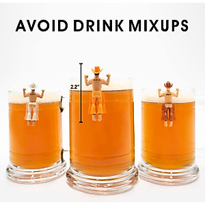 NPW Drinking Buddies Chaps, 4-Count, Assorted