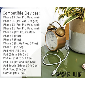 PWR UP 6ft iPhone Charger - Fast, Durable, Versatile