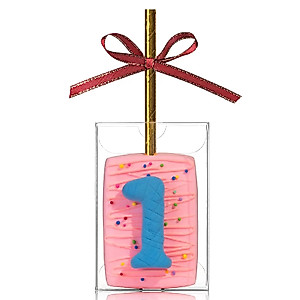 RomanticBaking 100 Pack 3.5"x 2.4"x 1.38" Rice Krispie Treat Boxes Cakesickle Boxes Macaron Boxes for Bridal Shower Birthday Party