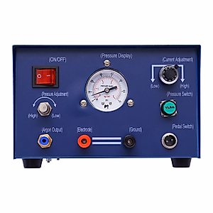 80A 800W Pulse Argon Spot Welder Welding Jewelry Gold Silver Platinum Palladium, Adjustable High Power Pulse Spot Welder
