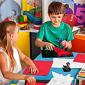 Zonon 100 Sheets Tissue Paper Wrapping Paper for DIY Crafts Birthday Present Holiday Party Gifts Wrapping, 13.78 x 19.69 Inch (Black, White and Red)