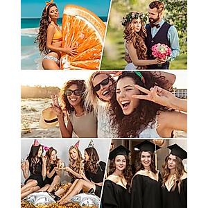 5 in 1 Curling Wand Set: Ohuhu Curling Iron Wand 5Pcs 0.35 to 1.25 Inch Interchangeable Ceramic Barrel Heat Protective Glove 2 Clips Dual Voltage Hair Curler for Girls Women Mother Gift Black