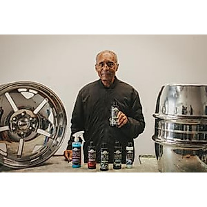 Original Master Formula Metal Gloss and Sealer Gloss Detail Polish and Sealer - 2 Pack 12oz Bottles Kit for Extraordinary Shine and Sealing for Aluminum, Chrome, Brass, Stainless Steel and More