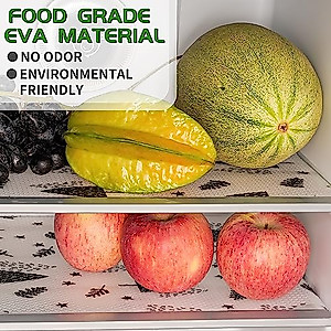 Shelf Liner Non Slip Non-Adhesive Cabinet Liners Non Slip Waterproof Liner Thick Strong Grip Kitchen Liners for Cabinets and Drawers Cabinet Mat Refrigerator Liners (12 inches x 10 Feet)