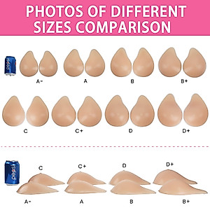 Vollence One Pair A Cup irregular Silicone Breast Forms Women Mastectomy Prosthesis Concave Bra Pad