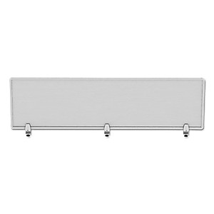 Alera PP6518 Polycarbonate Privacy Panel, 65w x 18h, Silver
