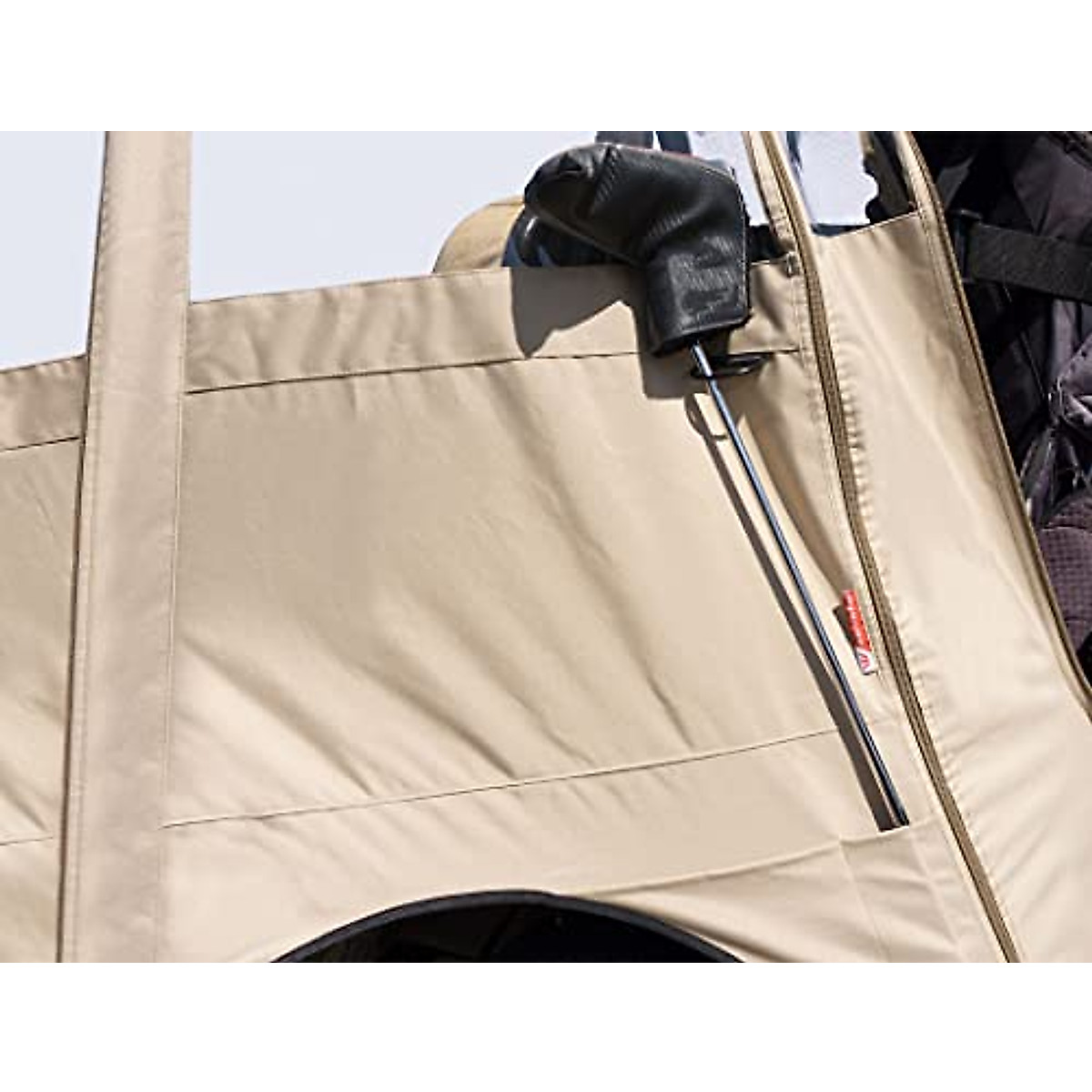 Greenline Golf Cart Enclosure Eevelle USA | Golf Car Cover | All Weather Windproof Waterproof Rain Cover | 2 or 4 Passenger Durable Golf Cart Cover