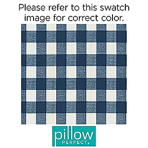 Pillow Perfect Outdoor/Indoor Anderson Zaffre Throw Pillows, 16.5" x 16.5", Blue 2 Count