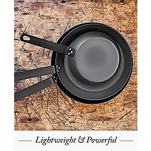 Merten & Storck Pre-Seasoned Carbon Steel Induction 8" Frying Pan Skillet, Oven Safe, Black