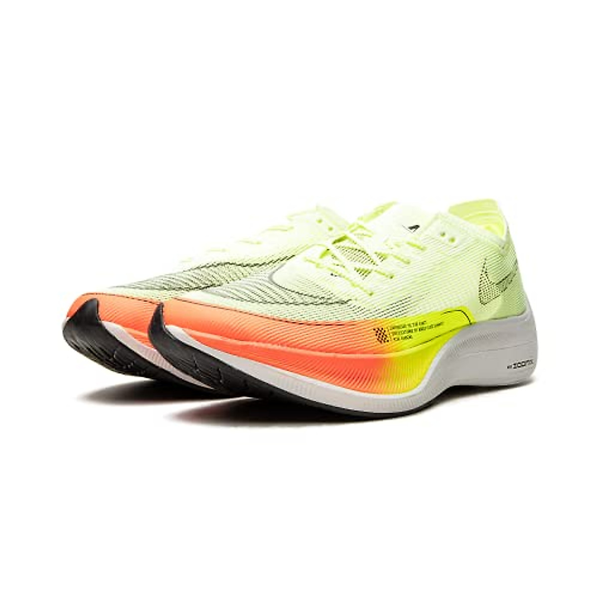 NIKE Men's Low-Top Sneakers, Barely Volt Black Hyper Orange, 11