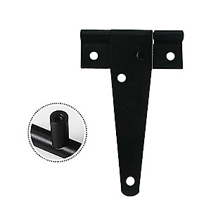 Heavy Duty T Hinge Tee Hinge T Strap Hinge Shed Hinge Gate Hinge Barn Hinge Fence Hinge Door Hinge Wrought Rustproof All Size Black