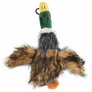NATEFEMIN Funny Pet Dog Puppy Squeaky Duck Squeaker Plush Mallard Sound Play Chew Toy New Dog Pet Chewing Biting Toys Make Fun for Fun