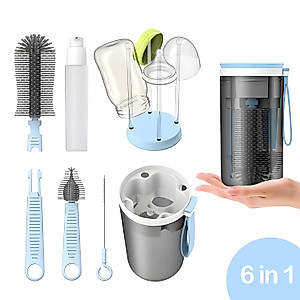 AivaToba 6-in-1 Travel Baby Bottle Set for New Mom