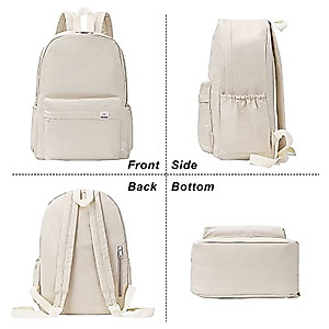 JQWSVE Aesthetic Backpack Sage Green Backpack for Women Solid Color Y2k Backpack Cute Kawaii Backpack Travel Laptop Backpack