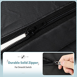 SHINESTAR Griddle Cover for Blackstone 36 Inch Culinary Series, Heavy Duty Waterproof 5441 Flat Top Gas Grill Cover with Large Air Vent, Click-close Straps, Handle and Zipper, Black